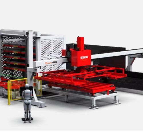 Heavy-Duty Automatic Plate Handling System – Sheet Metal & Pipe Storage ...